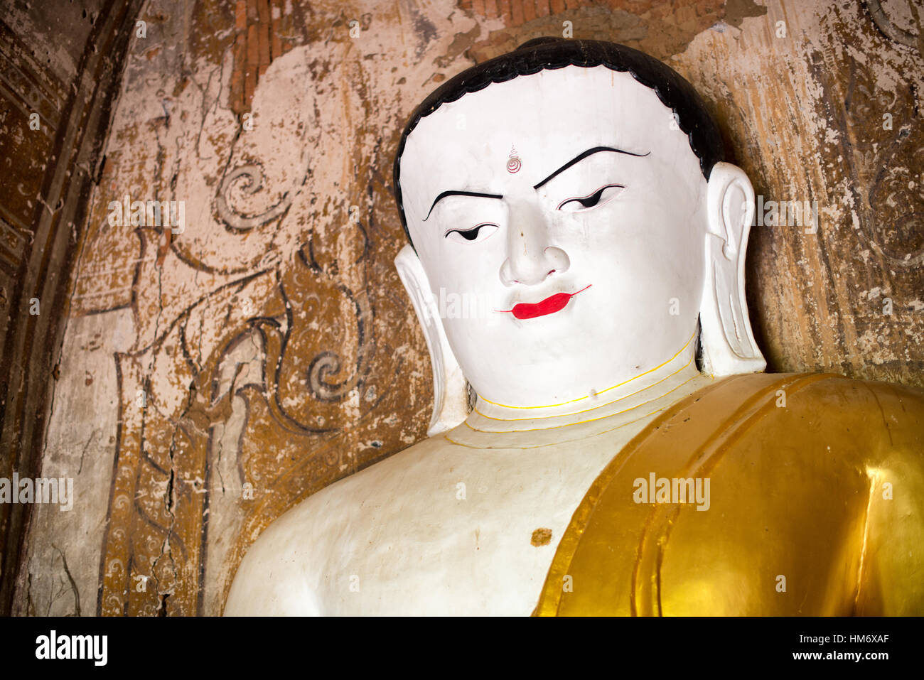 Buddha Statue Bagan Myanmar // BAGAN, Myanmar — A Buddha statue sits ...