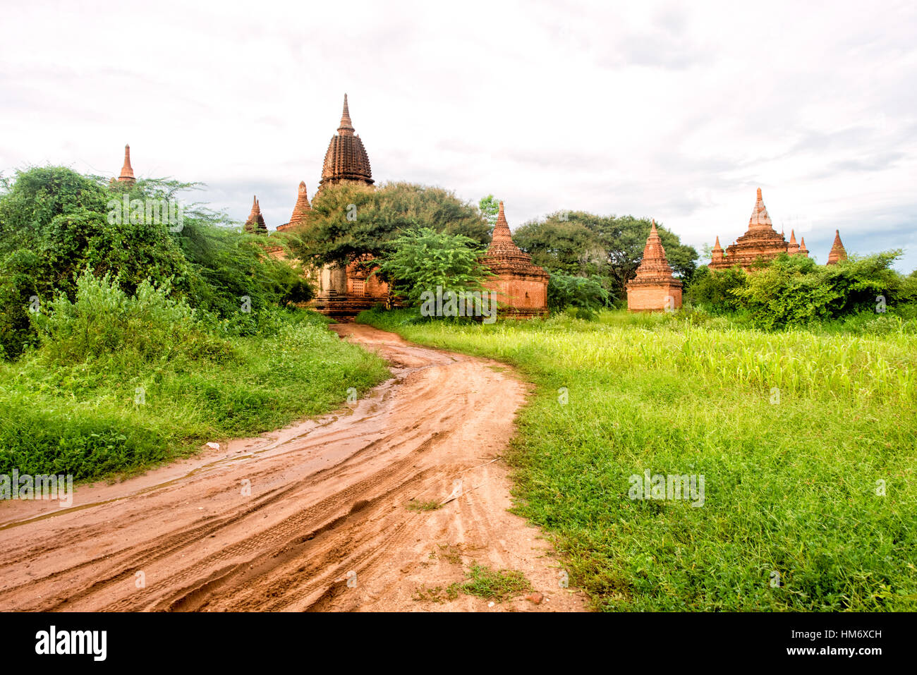 BAGAN, Myanmar — Ancient pagodas and temples dot the landscape in Bagan ...
