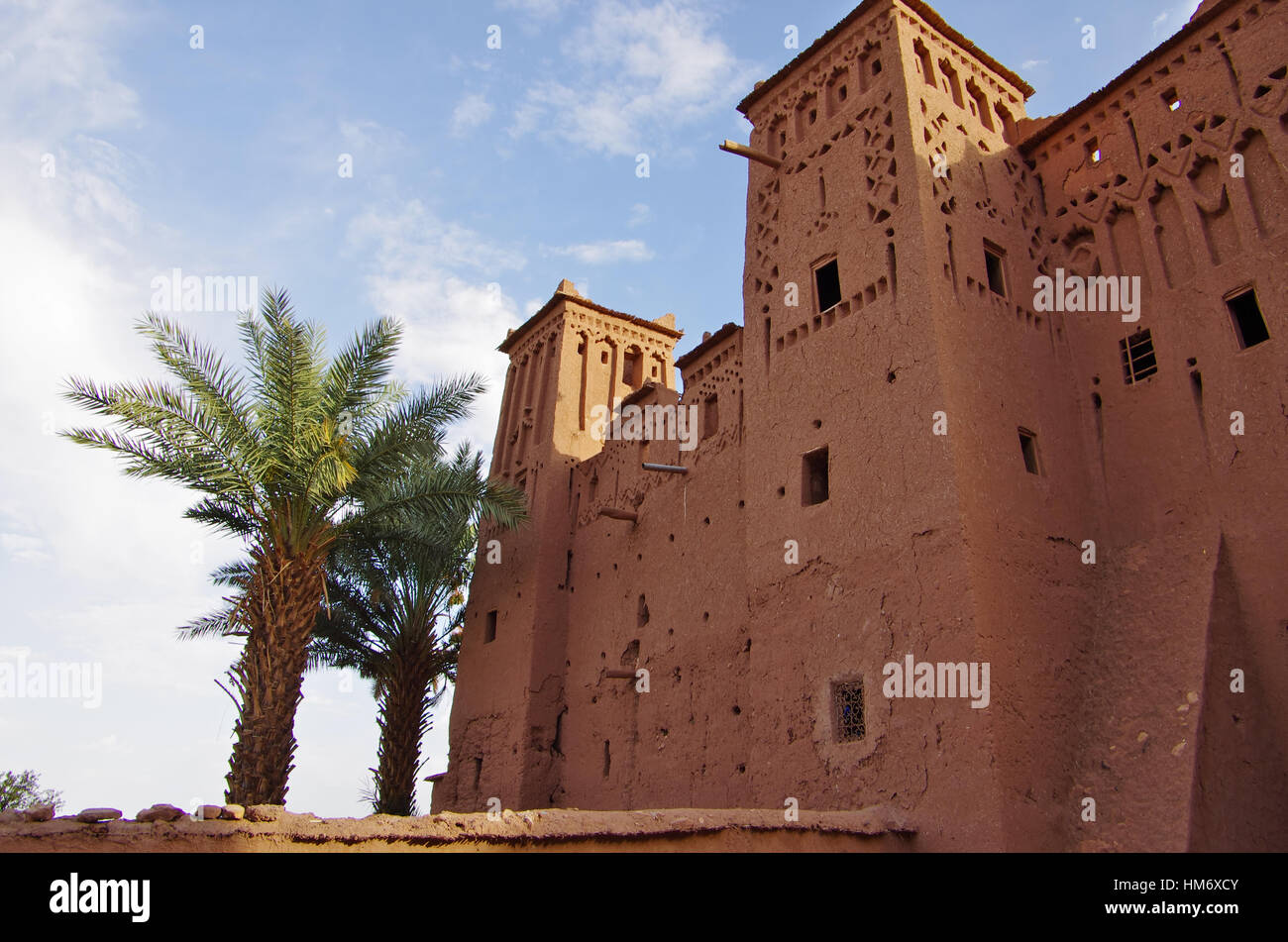 The fortress of Ait Ben Haddou, near Ouarzazate in Morocco. It has been ...