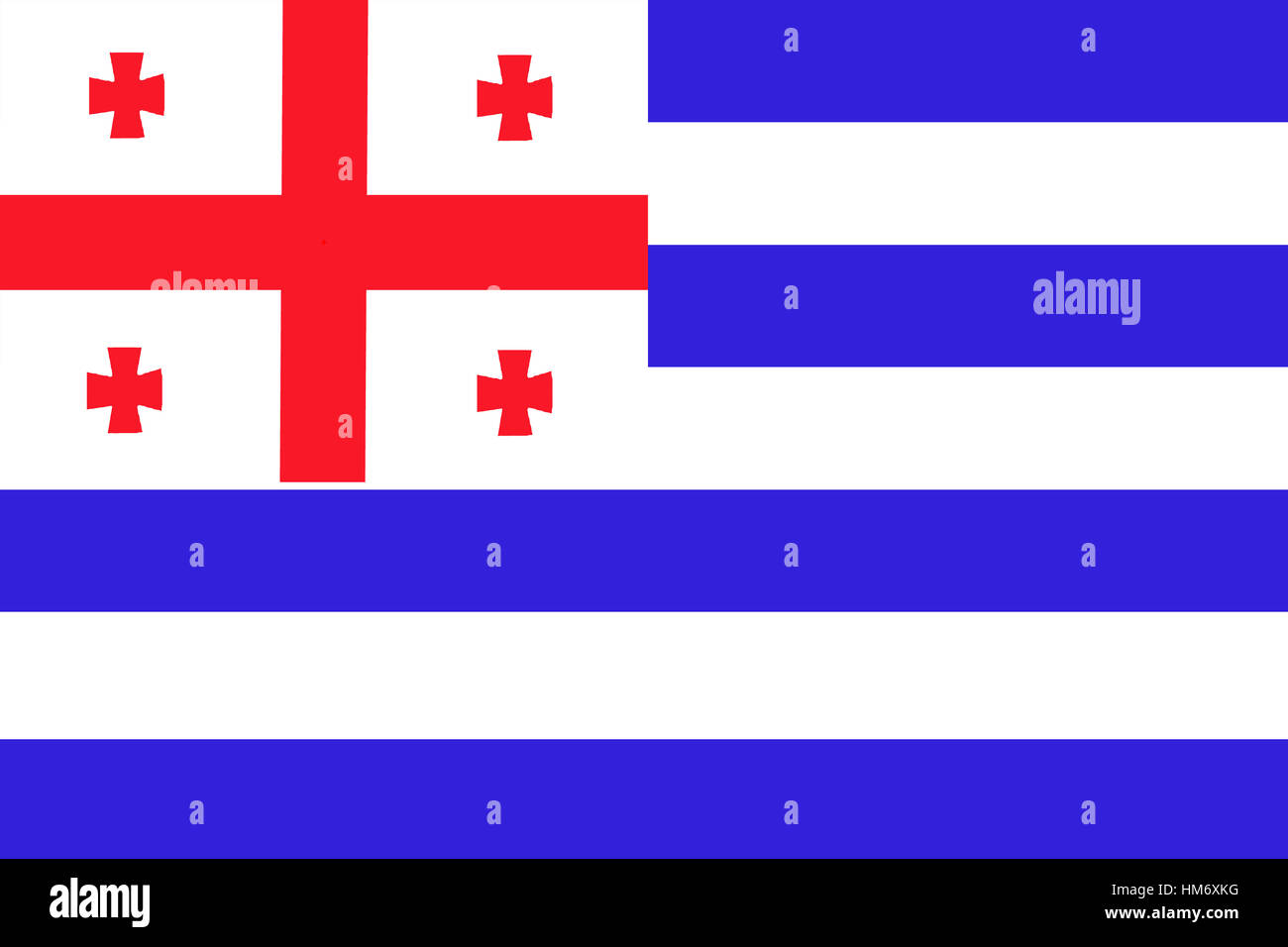 Adjara flag ,Adjara national flag 3D illustration symbol Stock Photo ...