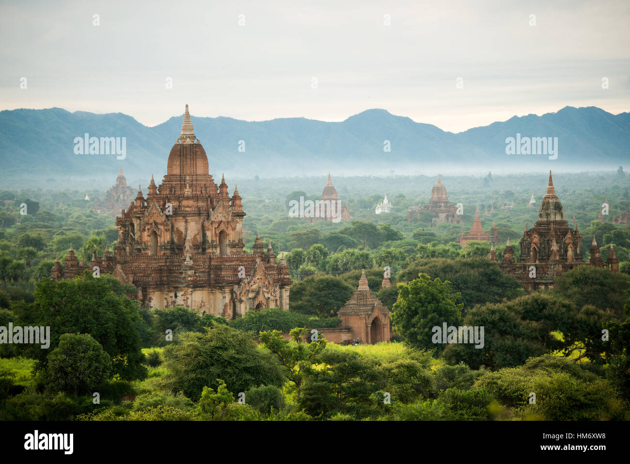 Bagan Temples Archaeological Site Bagan Myanmar // BAGAN, Myanmar ...