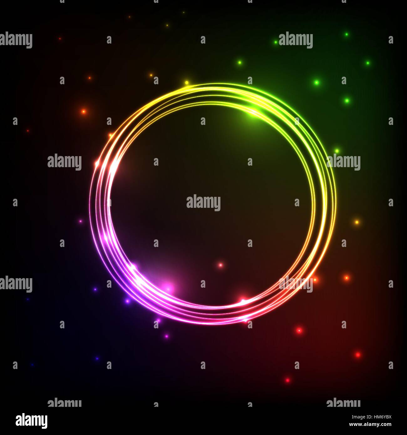 Abstract plasma background with colorful circles, stock vector Stock ...