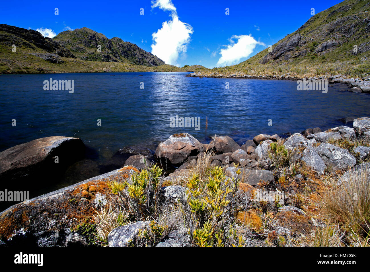 Lake Chirripó, Chirripó National Park, Costa Rica Stock Photo - Alamy