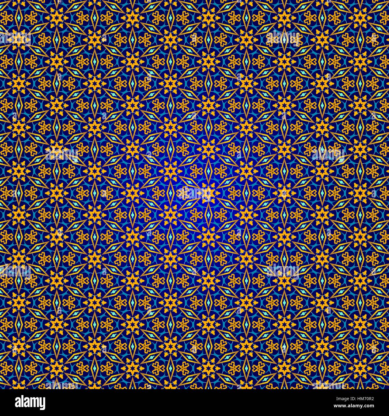 East pattern. Vintage oriental ornament of mandalas. Template for ...