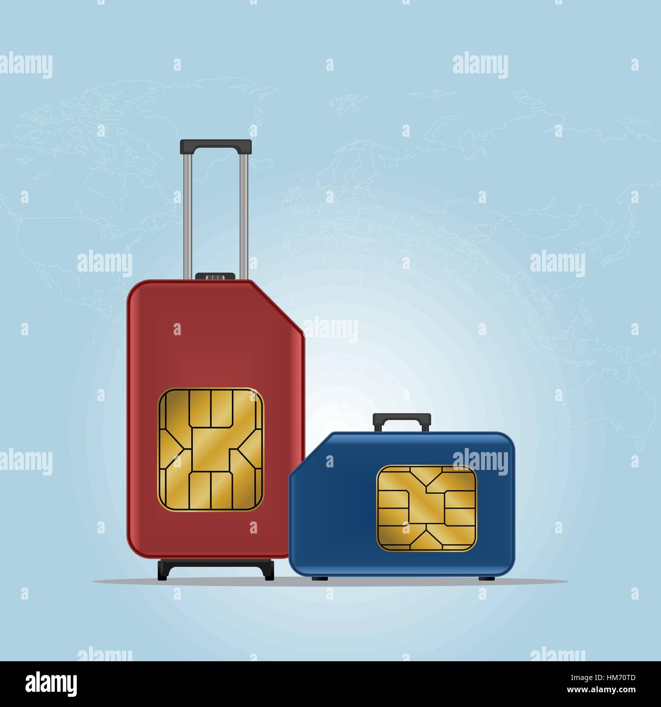 Gsm logo design Stock Vector Images - Alamy