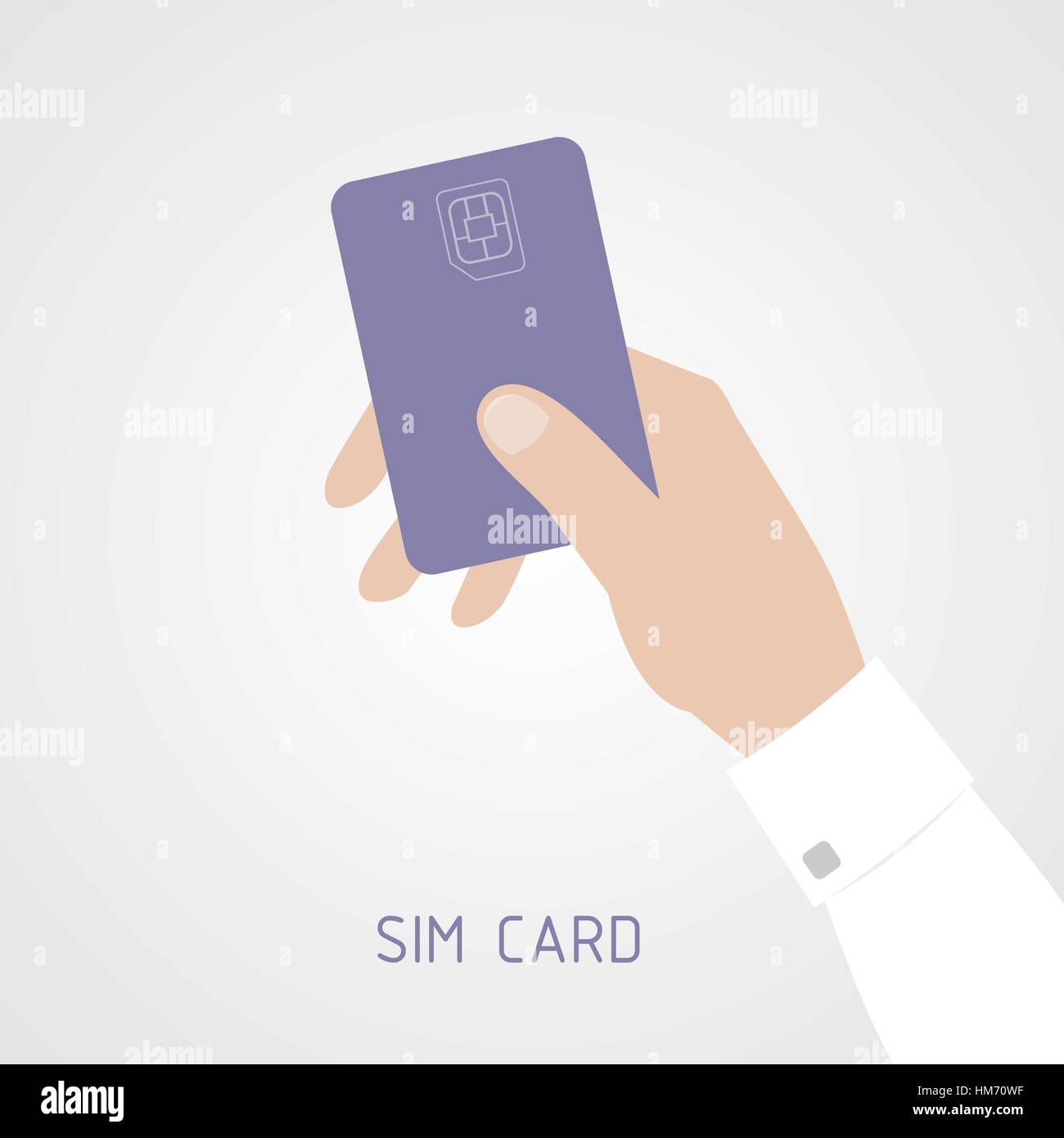 Hand phone sim card Stock Vector Images - Alamy