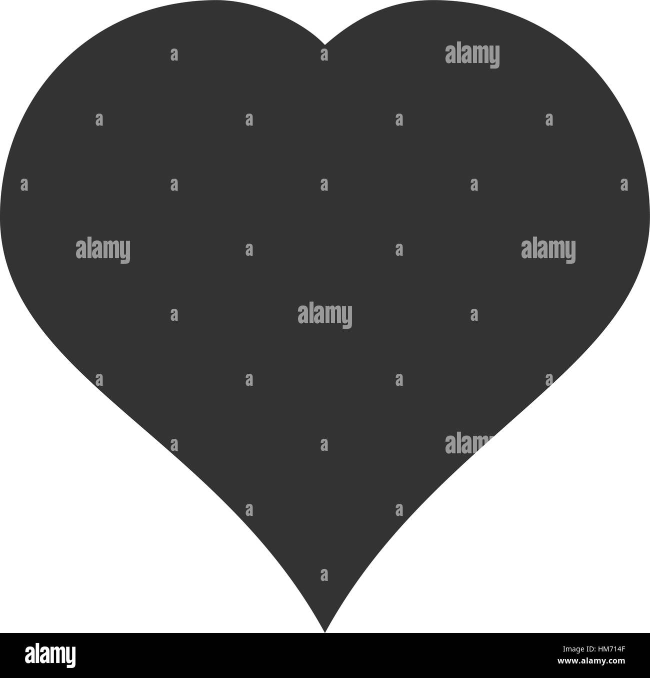 Heart Icon Vector. Love symbol. Valentine s Day sign, emblem isolated ...