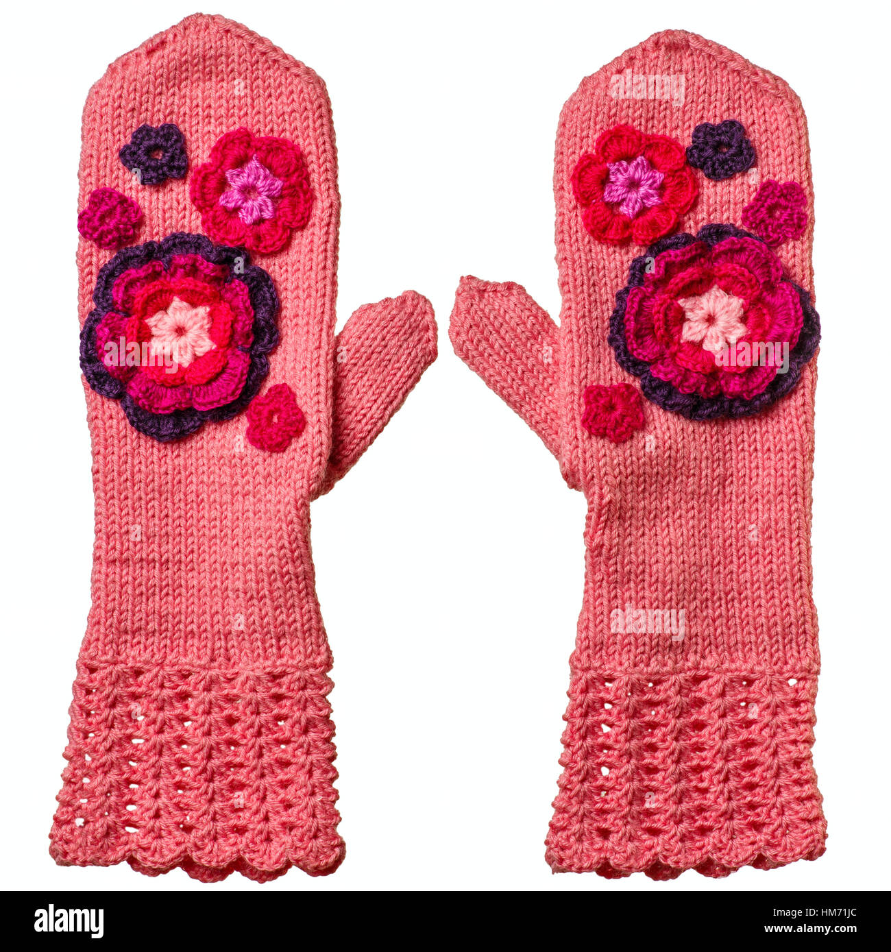 Knitted gloves isolated hi-res stock photography and images - Alamy