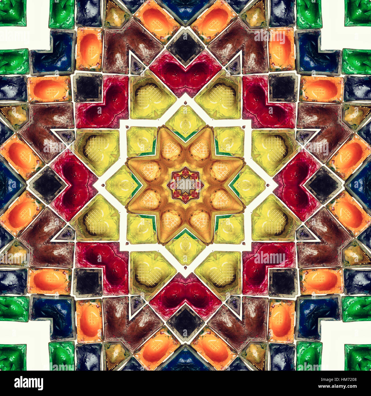 Pink kaleidoscope pattern hi-res stock photography and images - Alamy