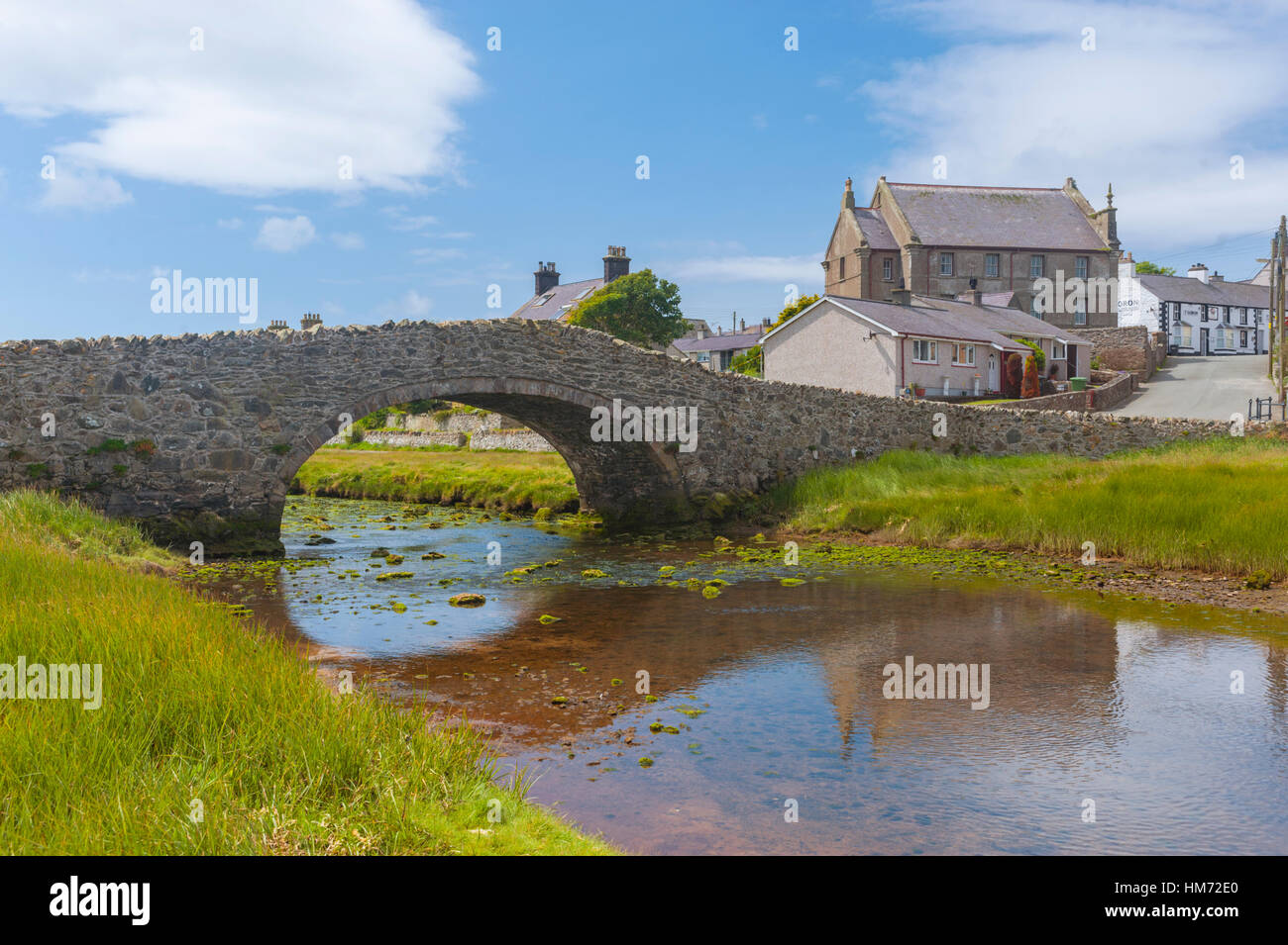 The river at Aberffraw on anglesey Stock Photo - Alamy