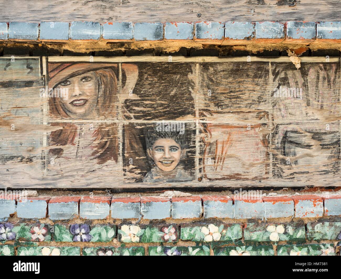 Gate Oklahoma Murals Stock Photo - Alamy