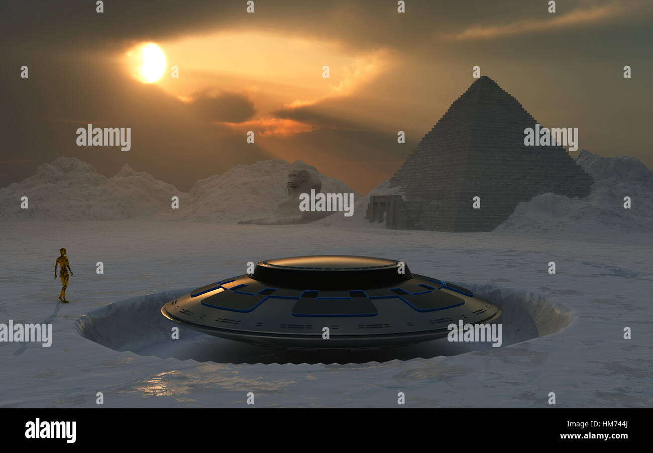 Ancient Civilization At The Antarctic Stock Photo - Alamy