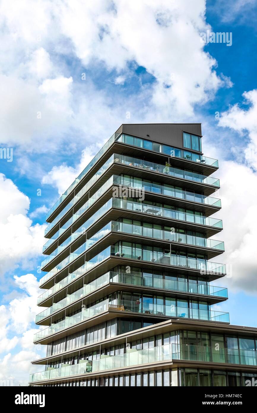 Modern architecture in Amsterdam, the Netherlands, Europe Stock Photo ...