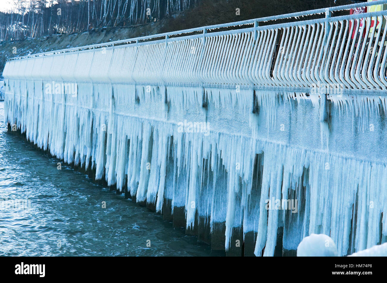 frozen items, cold day, frozen, icy, ice-covered Stock Photo - Alamy
