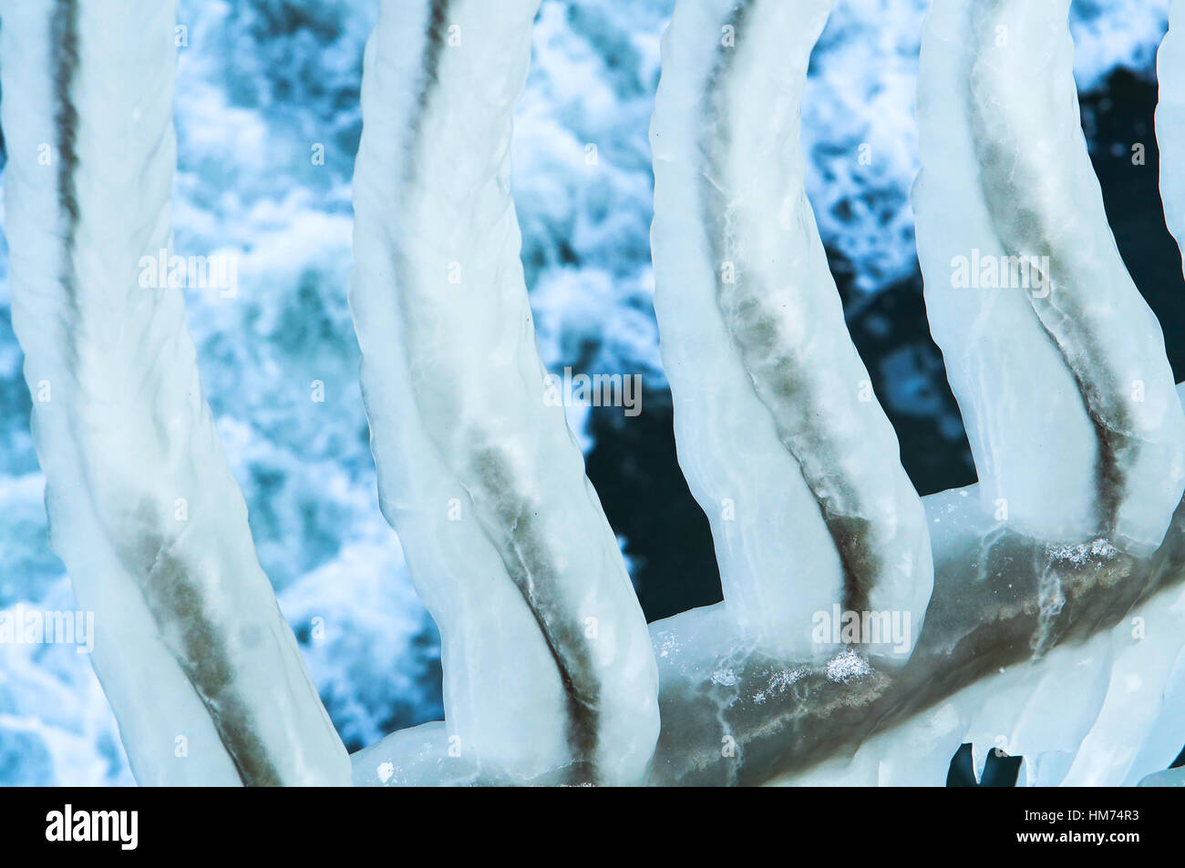 frozen items, cold day, frozen, icy, ice-covered Stock Photo - Alamy