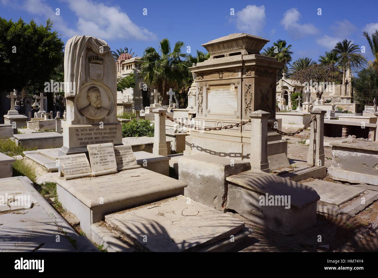 Greek cemetery alexandria egypt hi-res stock photography and images - Alamy