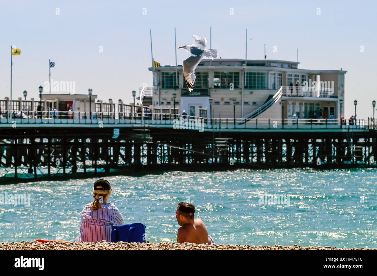 Worthing beach house hi-res stock photography and images - Alamy