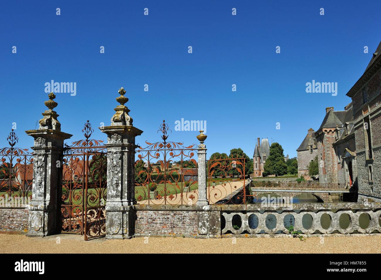 Carrouges castle hi-res stock photography and images - Alamy