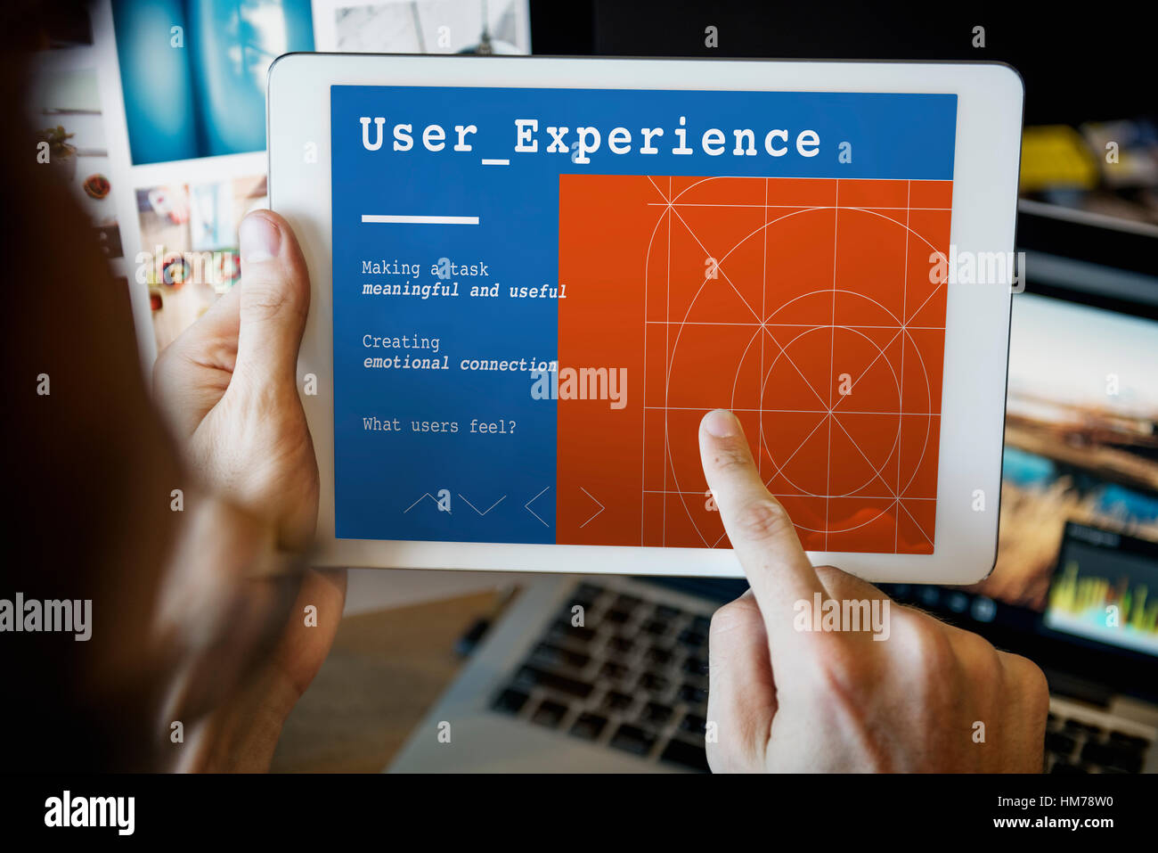 Web Design User Interface Concept Stock Photo - Alamy