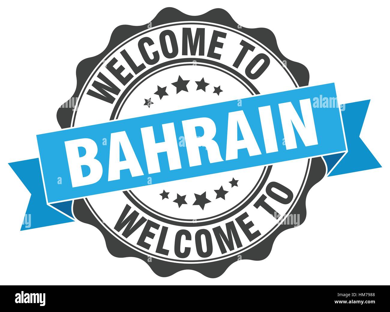 Bahrain round ribbon seal Stock Vector Image & Art - Alamy