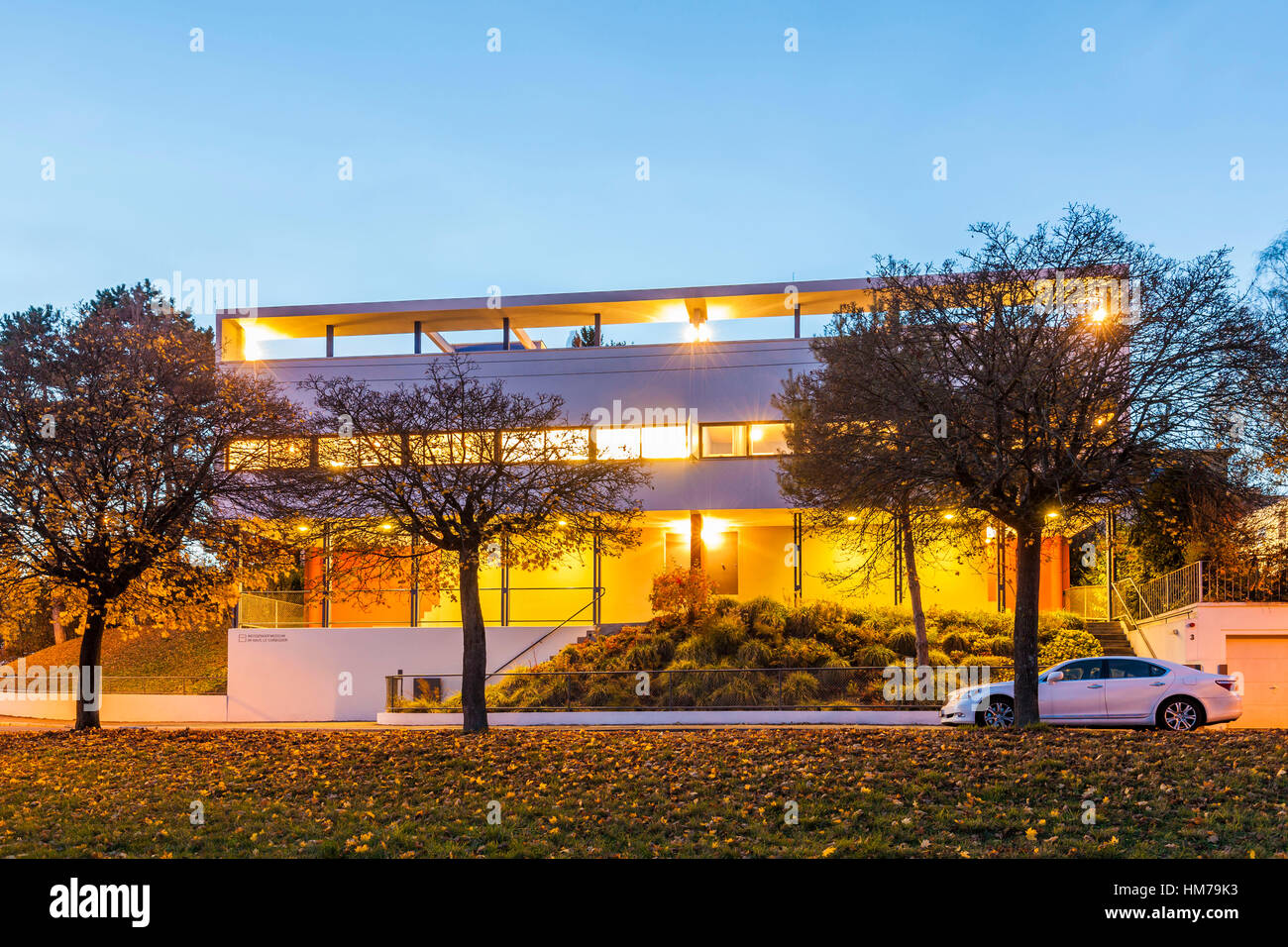 Weissenhof museum in the house le corbusier hi-res stock photography ...
