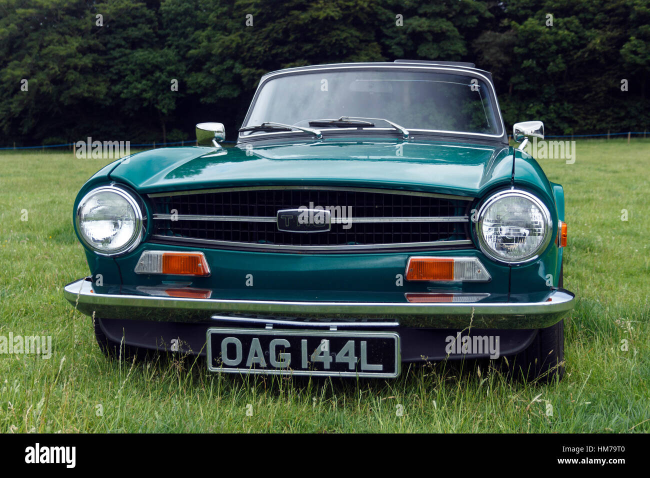 Triumph tr6 front view hi-res stock photography and images - Alamy