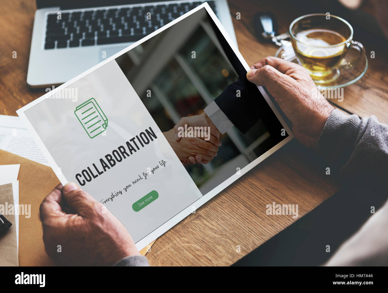 Collaboration word hi-res stock photography and images - Alamy