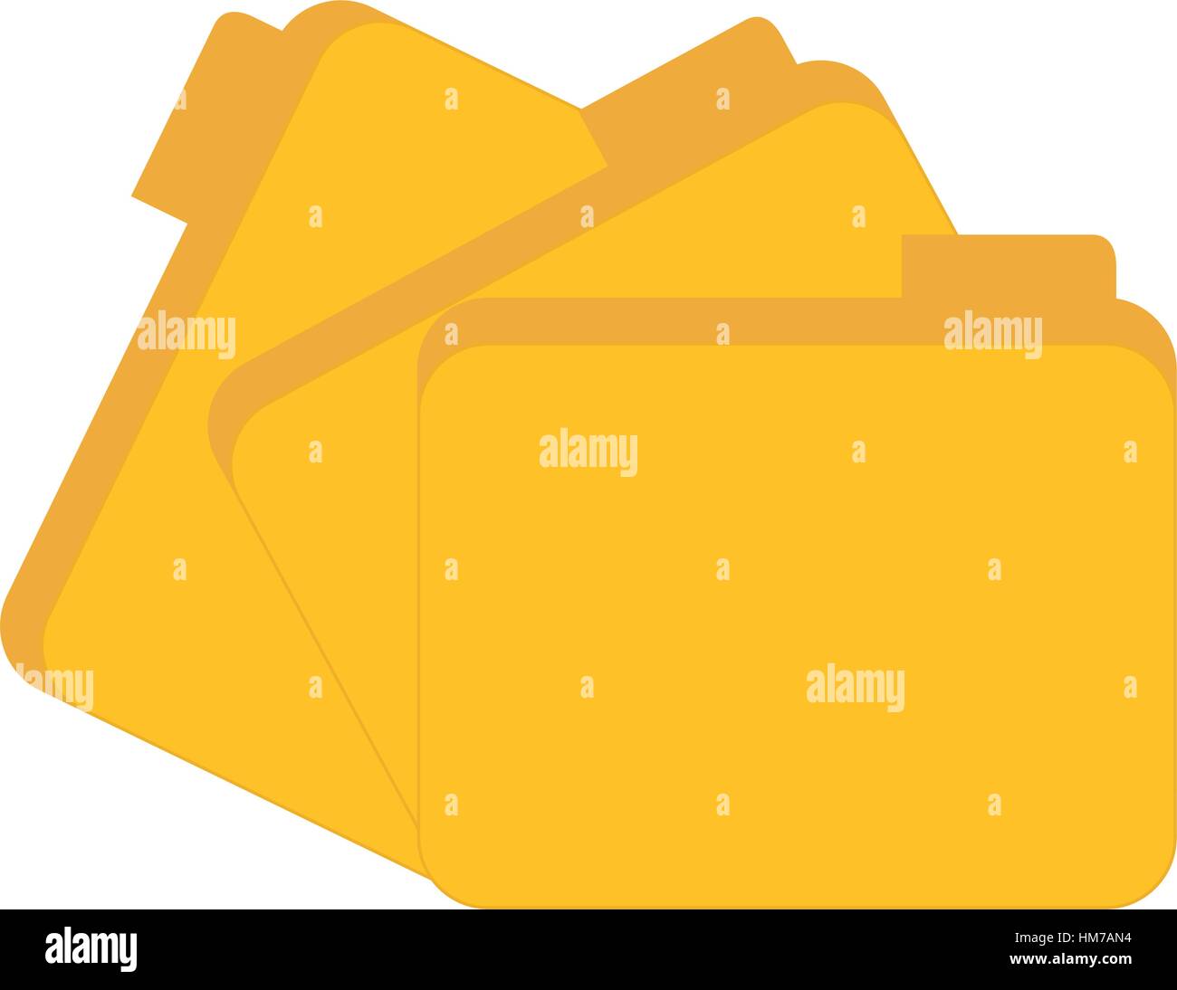 Yellow files data center related, vector illustration Stock Vector ...