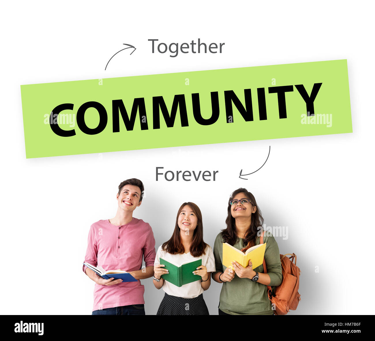 Best Friends Love Partnership Concept Stock Photo - Alamy