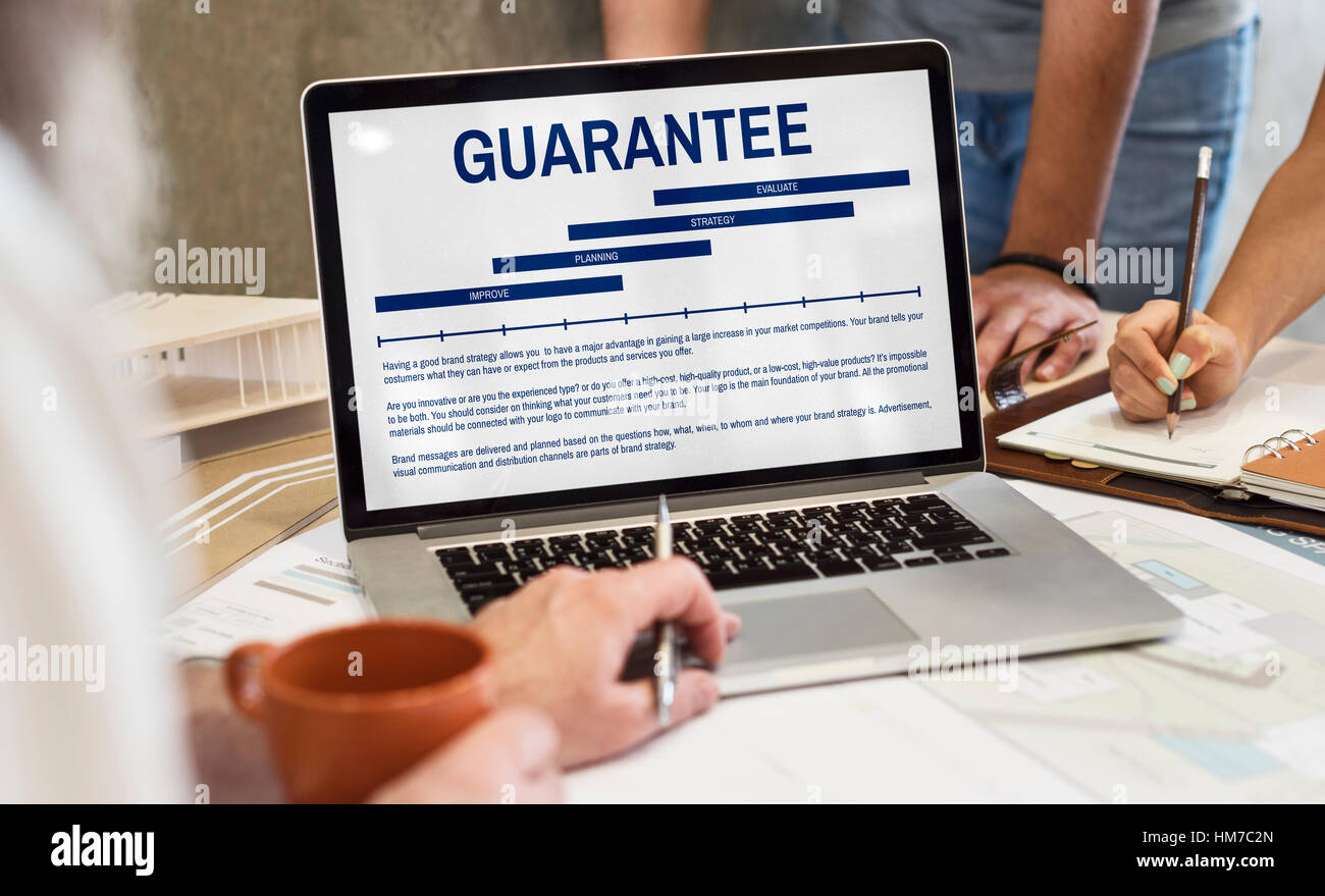 Assurance Guarantee Standard Quality Concept Stock Photo - Alamy