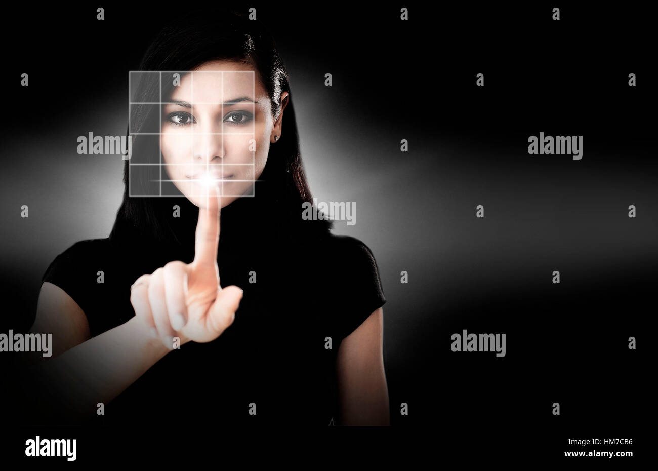 Virtual screen hi-res stock photography and images - Alamy