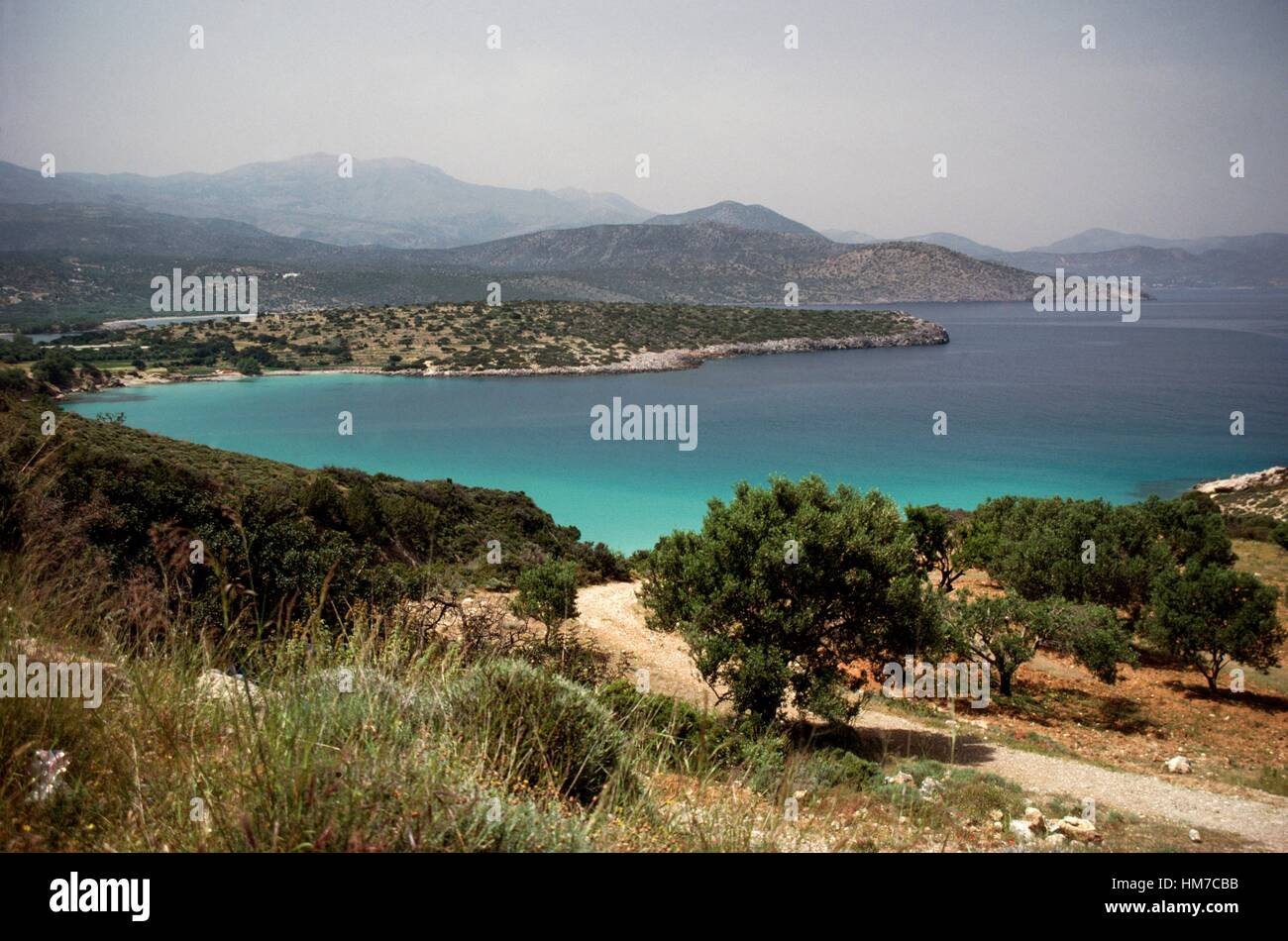 The Gulf of Mirabella, Crete, Greece Stock Photo - Alamy