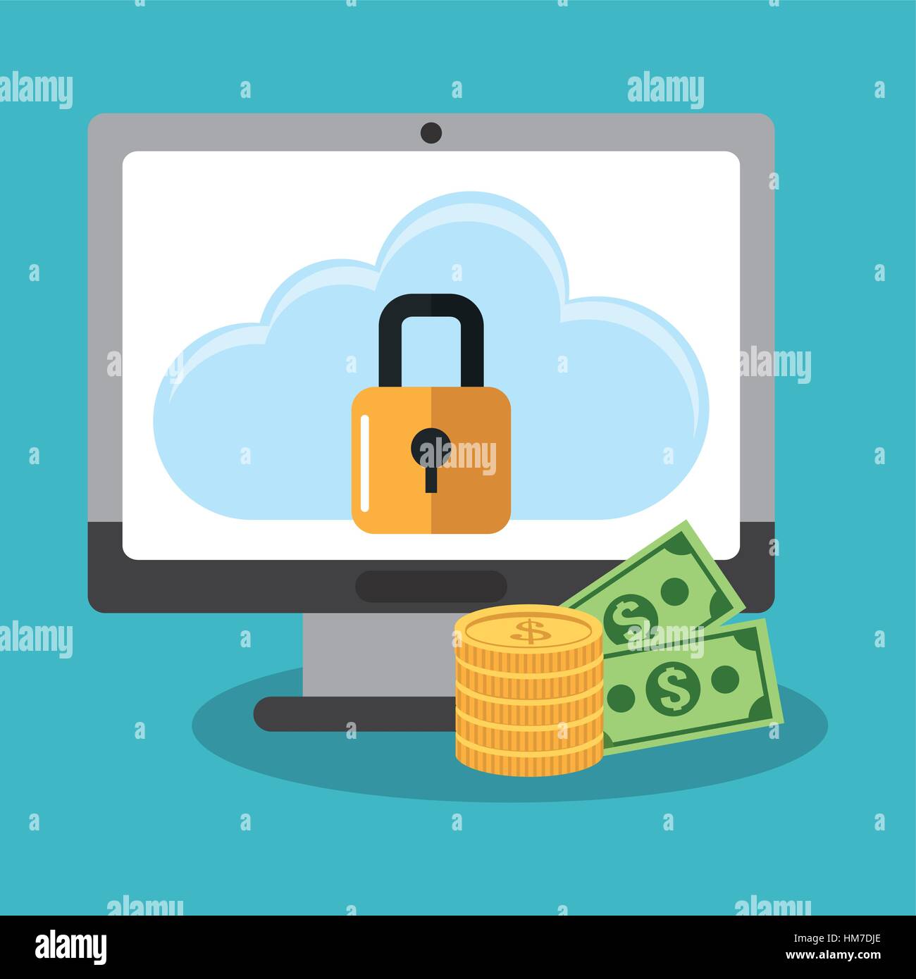 cyber security design Stock Vector Image & Art - Alamy