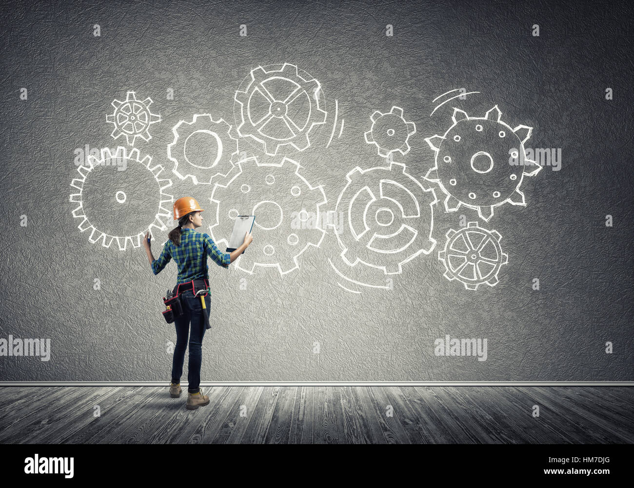 Industrial construction and maintenance Stock Photo - Alamy