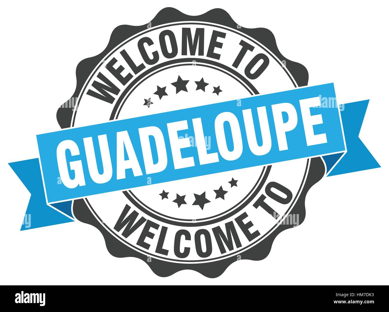 Welcome guadeloupe stamp Stock Vector Images - Alamy