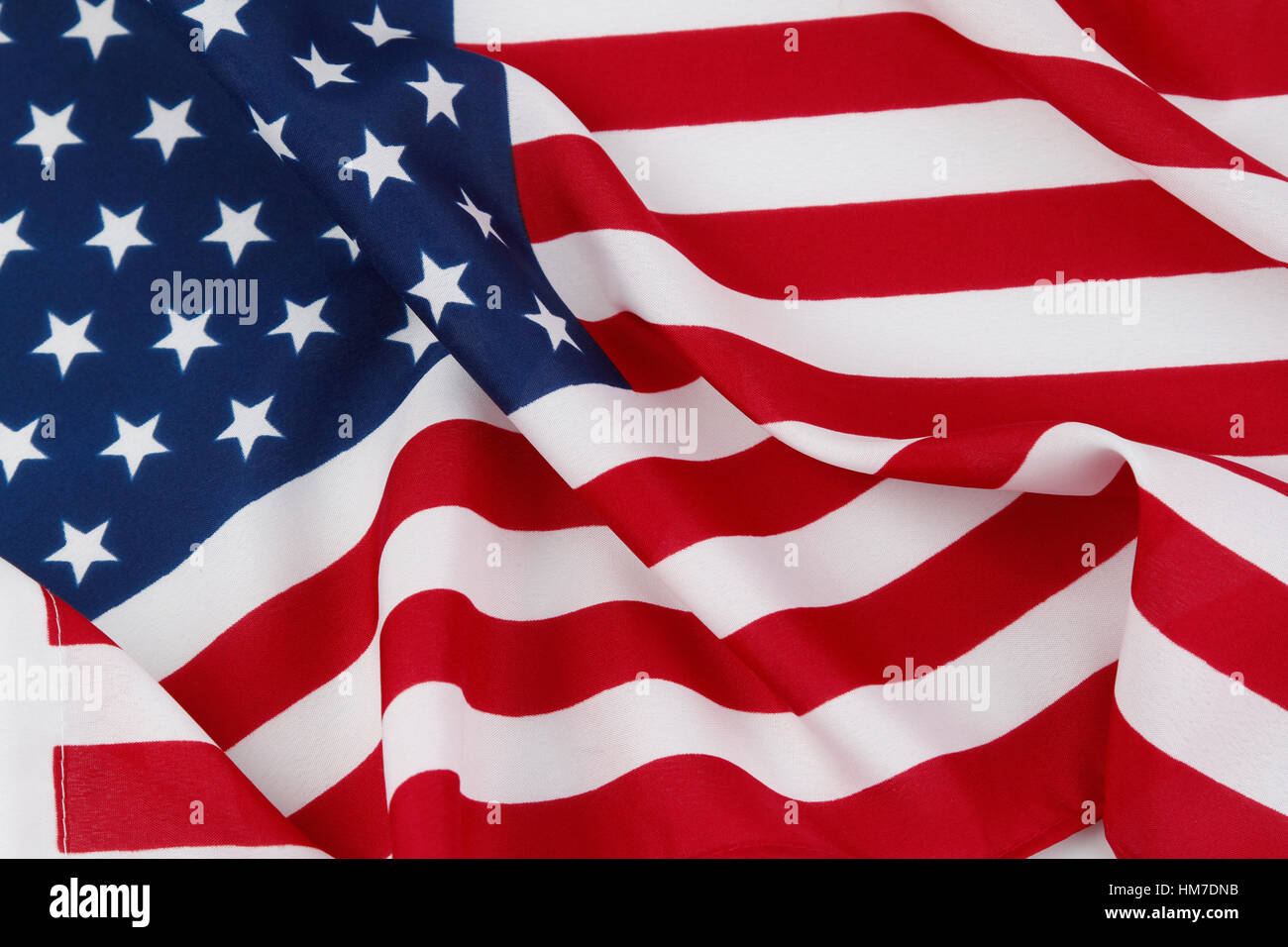 Closeup of rippled American flag Stock Photo - Alamy