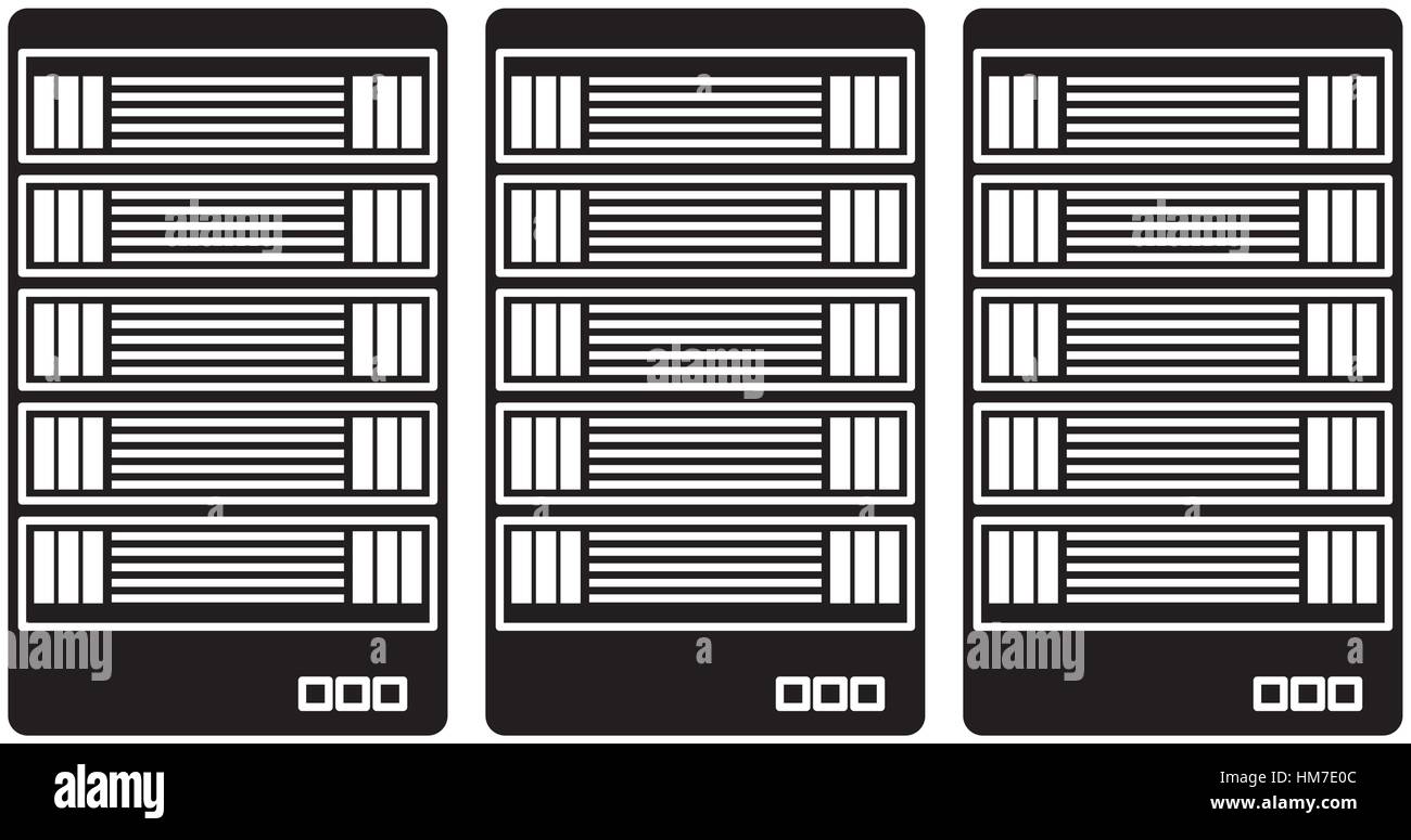 black optimization database icon image design, vector illustratuion ...