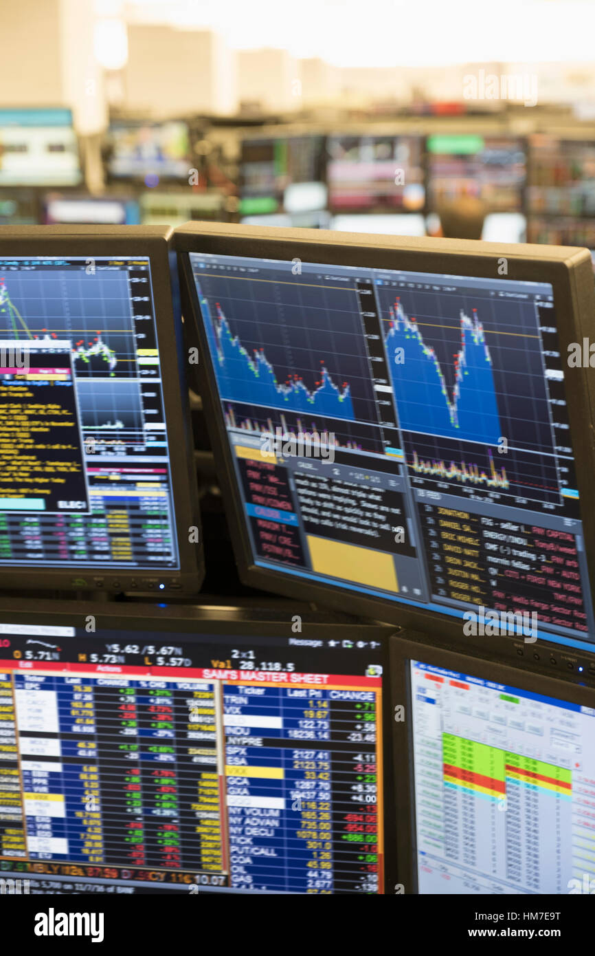 Close up of computer monitor Stock Photo - Alamy