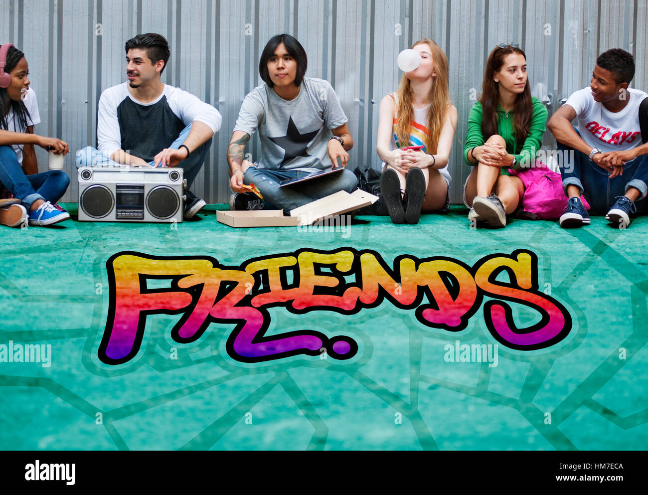 Freinds Community Relationship Togetherness Concept Stock Photo - Alamy