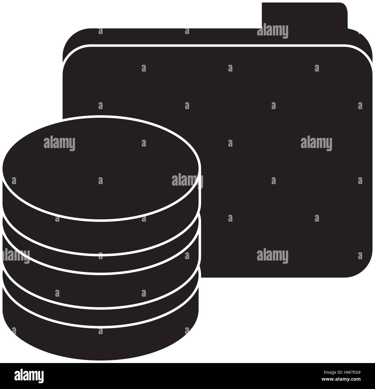 black data center related icon image design, vector illustration Stock ...