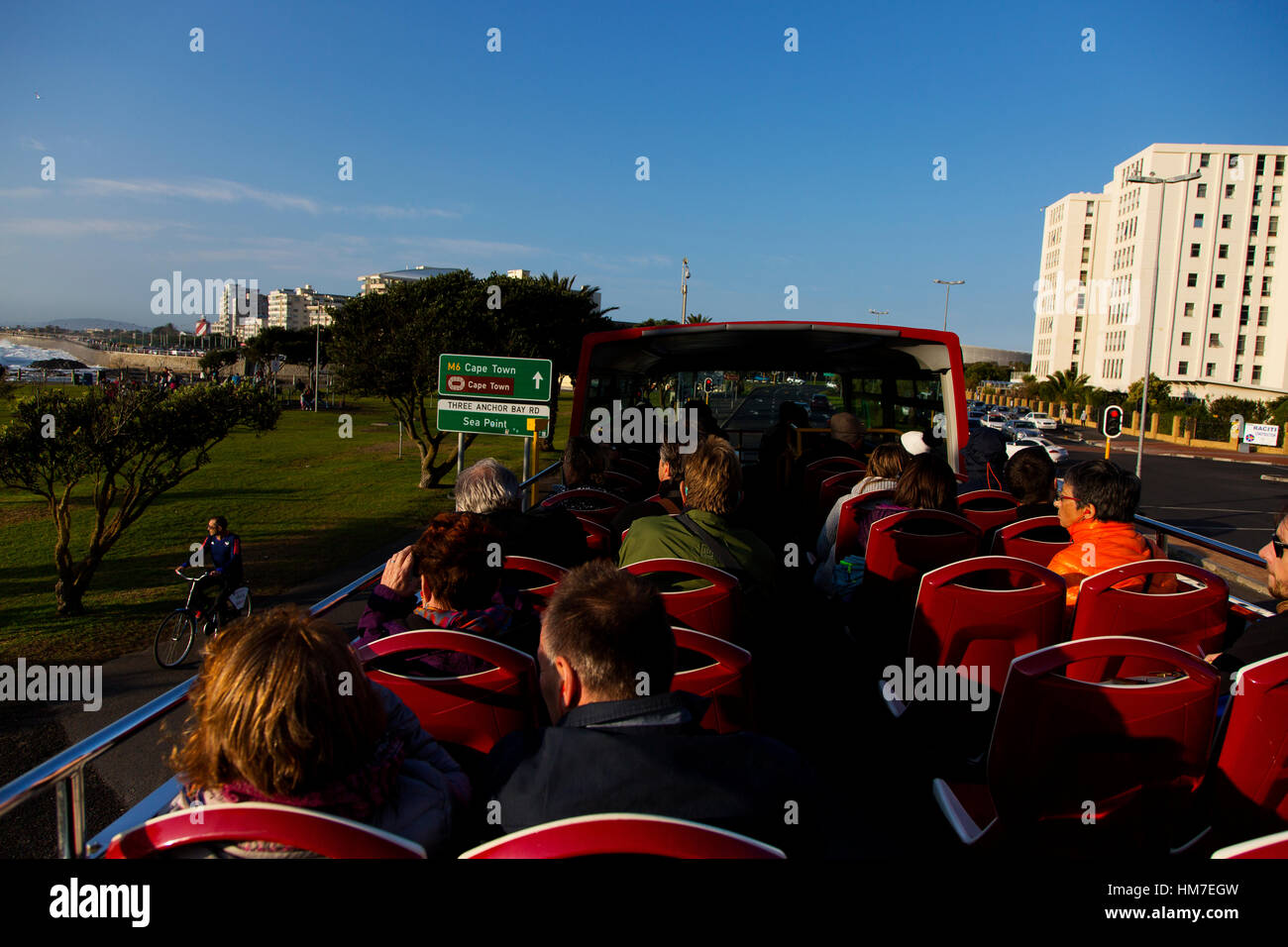 Red bus city sightseeing cape hi-res stock photography and images - Alamy