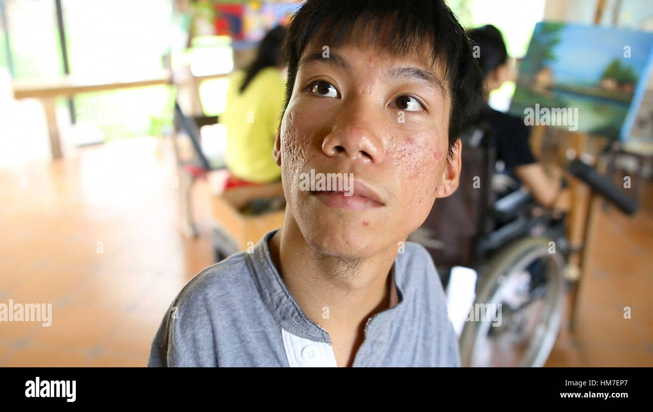 CHAU, BEYOND THE LINES, Chau, at school, 2015. © Seventh Art Releasing ...