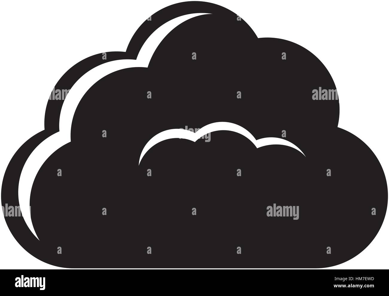 black database optimization and tuning icon image, vector illustration ...