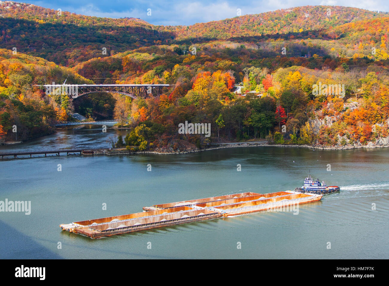 USA, New York, Bear Mountain in autumn Stock Photo - Alamy