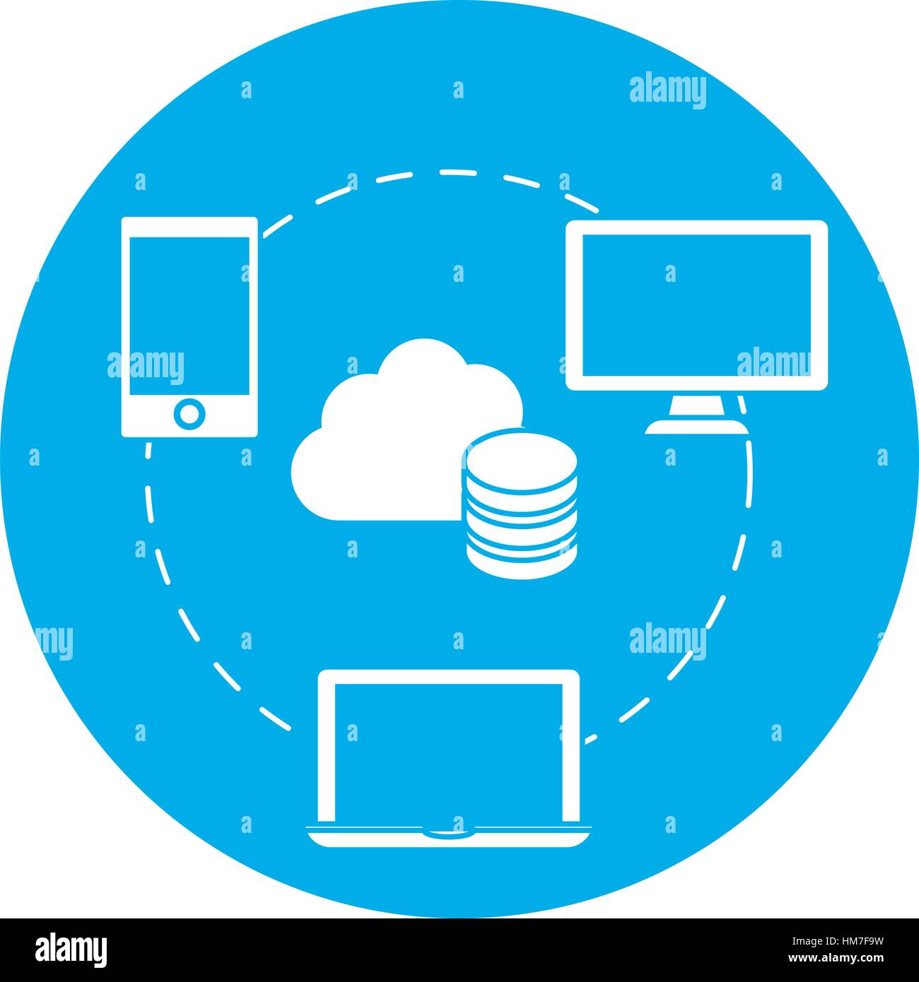 symbol complete web hosting icon, vector illustration design Stock ...