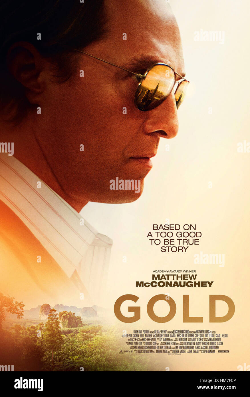 GOLD, British poster, Matthew McConaughey, 2016. /© TWC-Dimension ...
