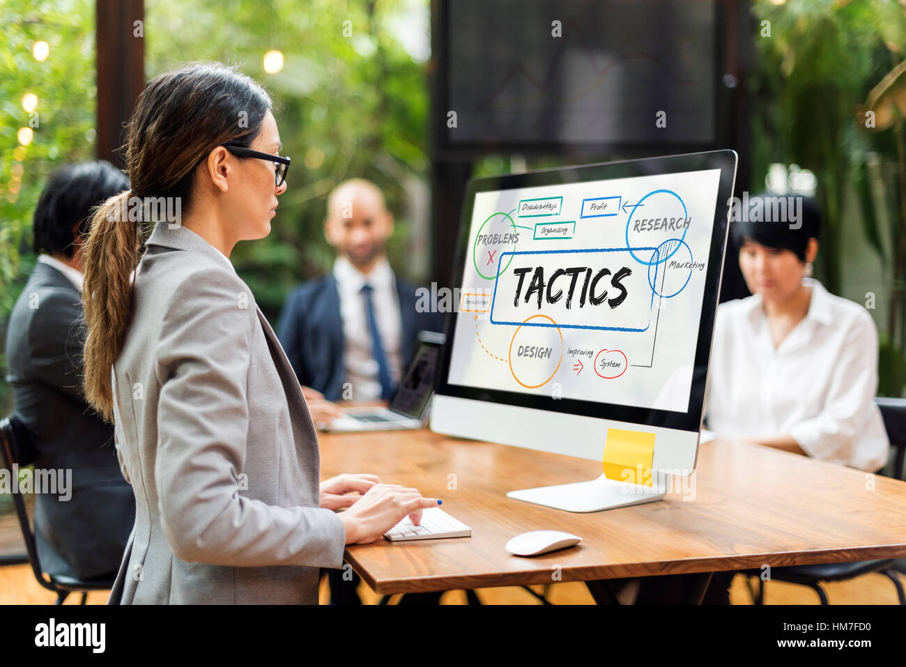 Business planning process diagram chart Stock Photo - Alamy