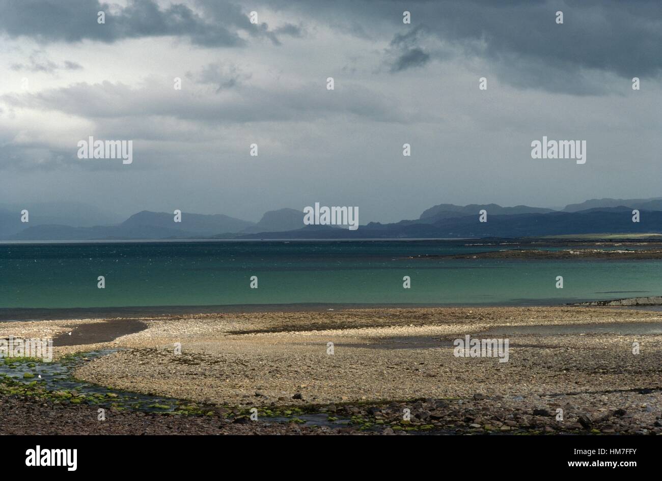 Pebble beach on the Isle of Skye, Hebrides, Scotland, United Kingdom ...