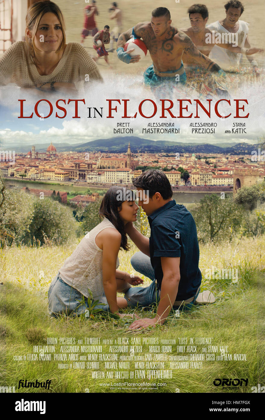 LOST IN FLORENCE, US poster, top left: Stana Katic, bottom l-r ...
