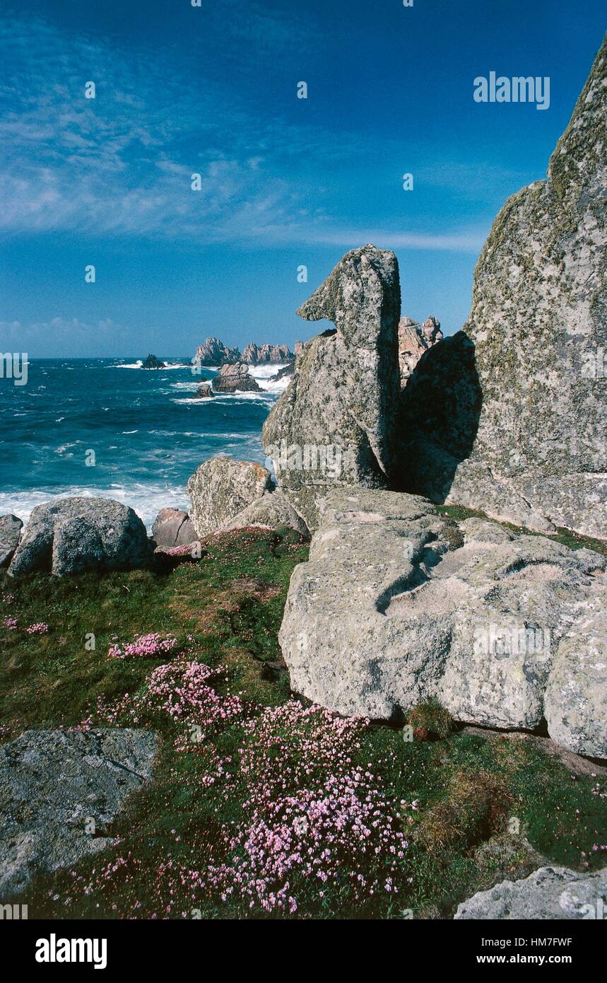 Rocks on Ouessant island, Brittany, France Stock Photo - Alamy